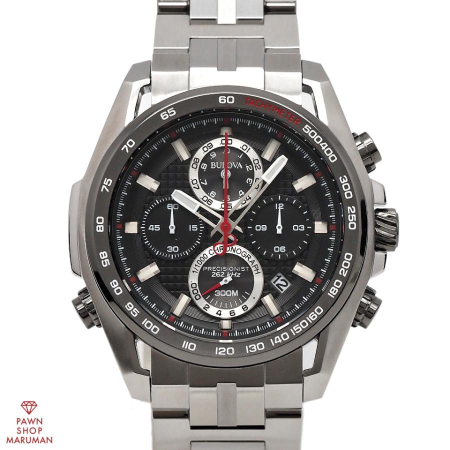 BULOVA ブローバ プレシジョニスト クロノグラフ 98B270 クォーツ SS ブラック 【丸万質舗】 : 丸万質舗 ヤフー店 - 通販 ...
