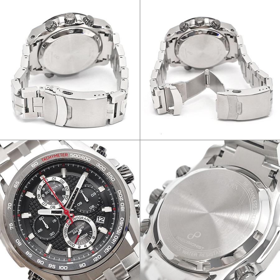 BULOVA ブローバ プレシジョニスト クロノグラフ 98B270 クォーツ SS ブラック 【丸万質舗】 : 丸万質舗 ヤフー店 - 通販 ...