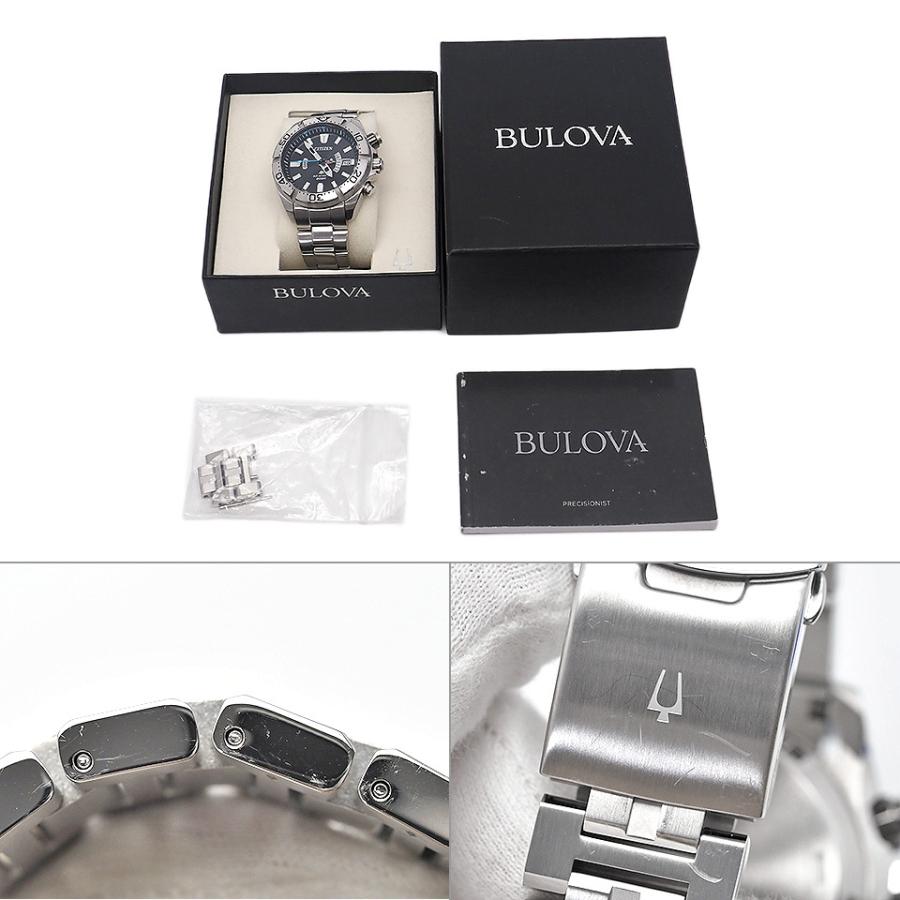 BULOVA ブローバ プレシジョニスト クロノグラフ 98B270 クォーツ SS ブラック 【丸万質舗】 : 丸万質舗 ヤフー店 - 通販 ...