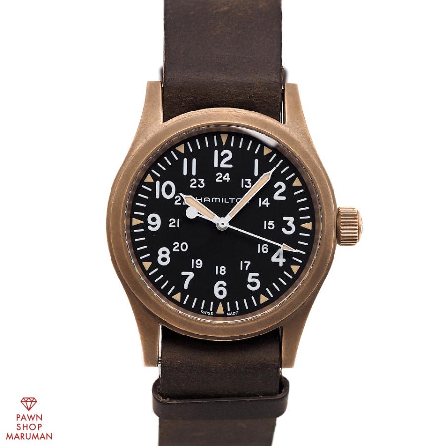 KHAKI FIELD HAMILTON ハミルトン カーキ フィールド メカニカル ブロンズ H69459530 手巻き チタン×レザー ブラック 【丸万質舗】 : 丸万質舗 ヤフー店 ...