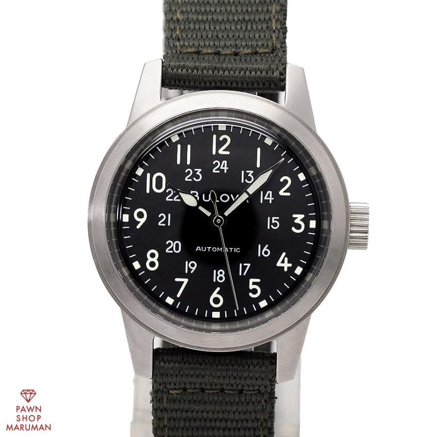 BULOVA ブローバ VWI スペシャルエディション HACK 96A259 自動巻き SS×ナイロン ブラック 【丸万質舗】 : 丸万質舗 ...