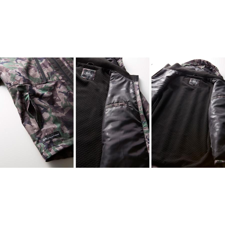 SOWA 【3L・4L】 G.G ジージー 桑和 高機能防水防寒ジャケット カモフラグリーン 0284-10 アウトドア 撥水 ストレッチ カッコいい 軽量 フード取り外し可 : おしゃれ作業 ...