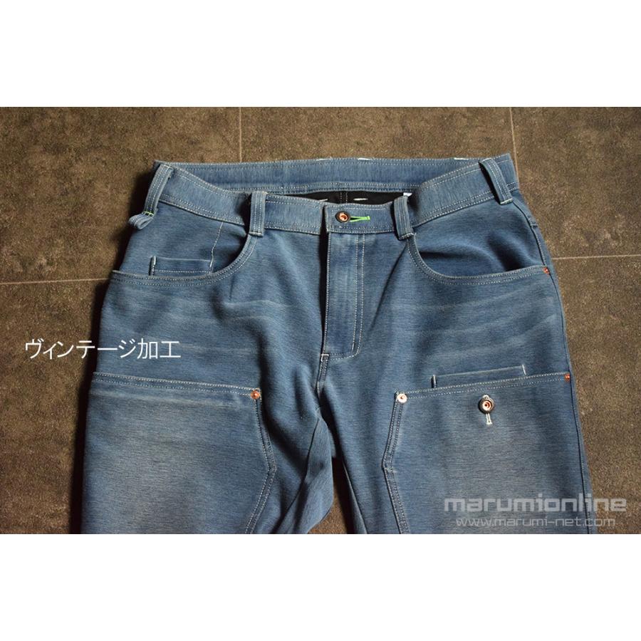 ネオテライズ おしゃれ かっこいい 作業着 作業服 年間素材 8110series 防炎加工 ストレッチ ニット デニム カーゴパンツ インディゴ No.8113 :NEO8113:丸美衣料 ...