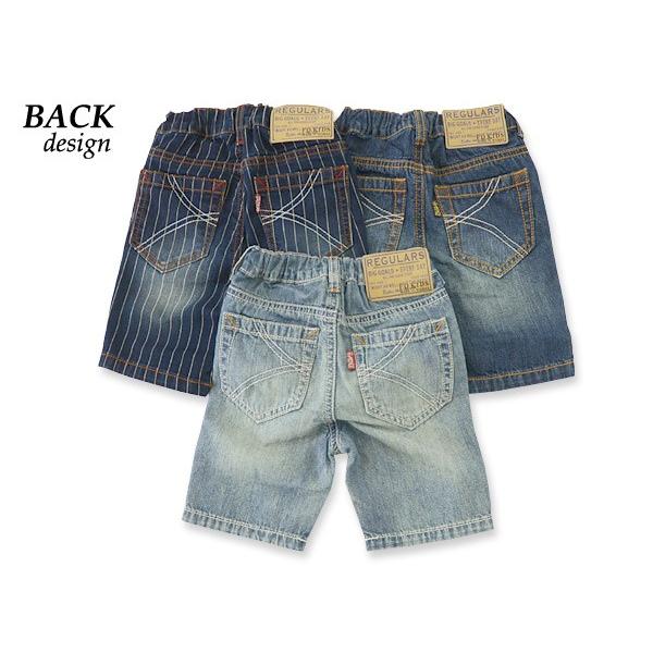 F.O.KIDS スタンダードデニム6分丈ハーフパンツ R223217 キッズ ベビー 子供 子ども エフオーキッズ ポッキリ ぽっきり ...