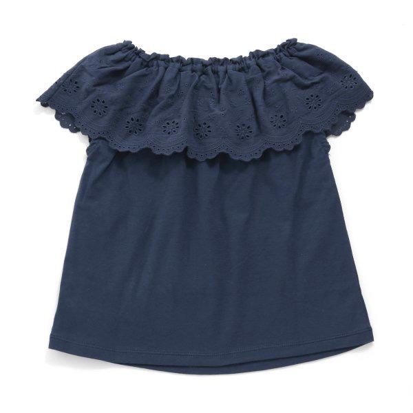 接触冷感レースフリルトップス 女の子 おんなのこ 子供 子ども 子供服 キッズ トップス Seraph セラフ 4024793 S207272 ...