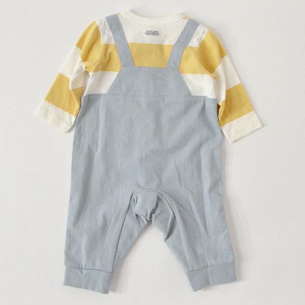 メール便可ブルーアズール C29006-11-m80m オーバーオールドッキングカバーオール ベビー BLUEU AZUR 6004281 : ...