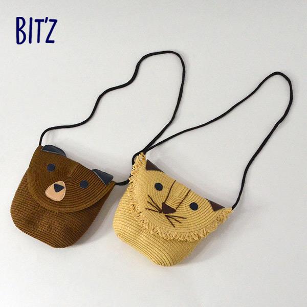メール便不可 ビッツ B366010-MG 2柄動物ポシェット キッズ かばん カバン 鞄 ショルダーバッグ バック Bitz 7009643 ...