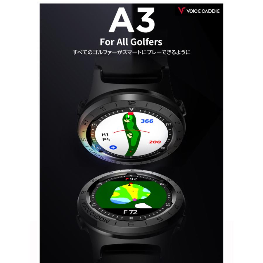 VOICE CADDIE Voice Caddie ボイスキャディ A3 腕時計型スロープ距離測定器 GPSゴルフナビ Golf Navi : マルニ ゴルフ - 通販 - Yahoo!ショッピング
