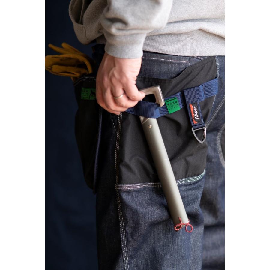 【H.A.K.U MOUNTAIN SUPPLY×NANGA】 HANDSFREE CARPENTER(DENIM) HK-S116 : マルニジーンズ - 通販 - Yahoo!ショッピング
