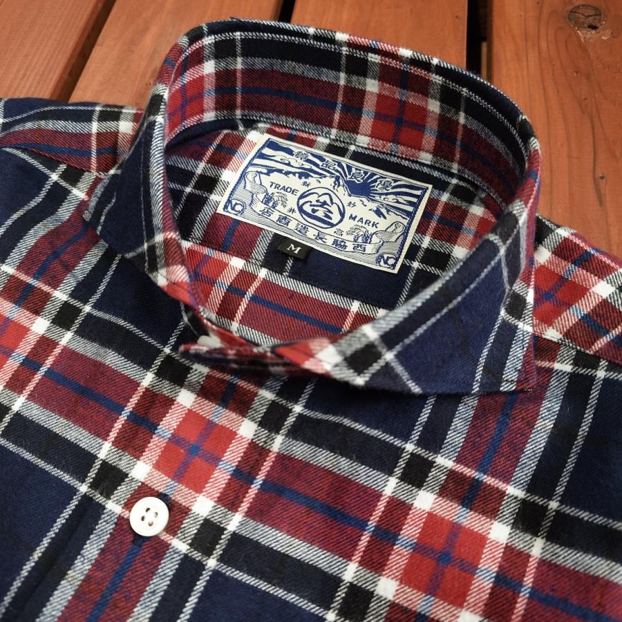 西脇長造商店 / 長袖シャツ チェック25【NV×RED】 : マルニジーンズ - 通販 - Yahoo!ショッピング