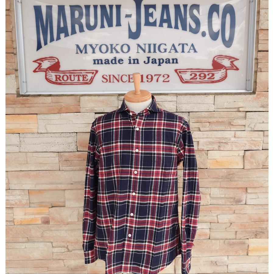 西脇長造商店 / 長袖シャツ チェック25【NV×RED】 : マルニジーンズ - 通販 - Yahoo!ショッピング