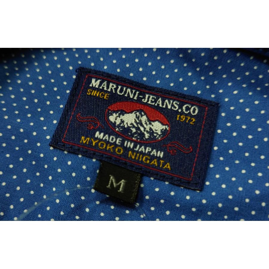 MARUNI JEANS マルニオリジナル 長袖シャツ / ドット(ブルー) : マルニジーンズ - 通販 - Yahoo!ショッピング