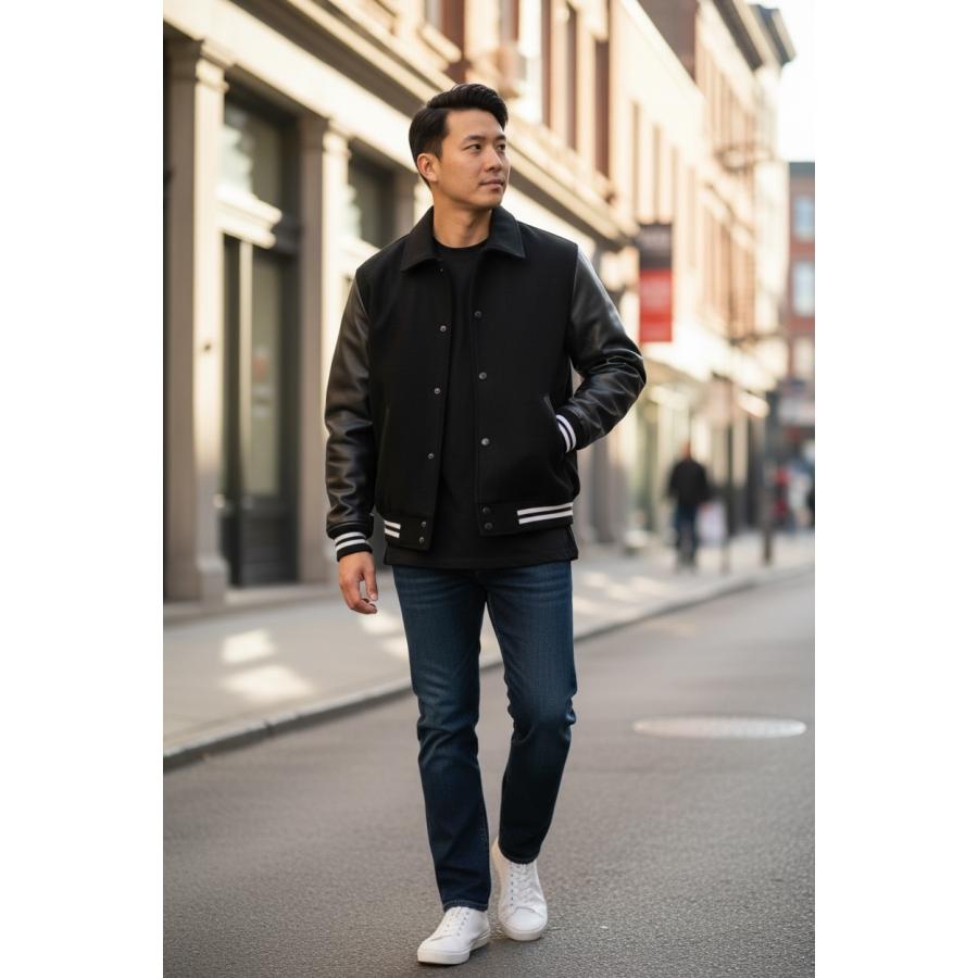 MARUNI JEANS ”マルニ特注品" Settlemier’s / 襟付きスタジャン 【MADE IN U,S,A】 : マルニジーンズ - 通販 - Yahoo!ショッピング