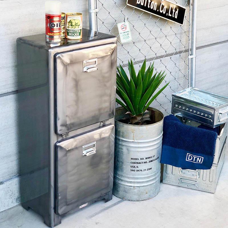 DULTON ダルトン TRASH CAN DOUBLE DECKER トラッシュカン ダブルデッカー かっこいい シンプル おしゃれ 分別 スリム スマートキッチン : NEXT PIECE ...