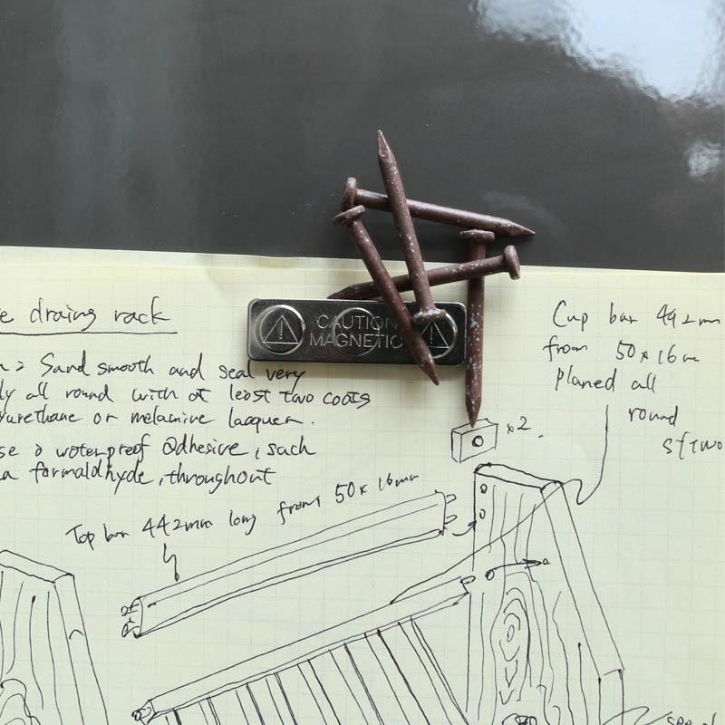 DULTON ダルトン MAGNETIC FASTENER PLATE SET OF 2 マグネティック ファスナー プレート マグネット ...