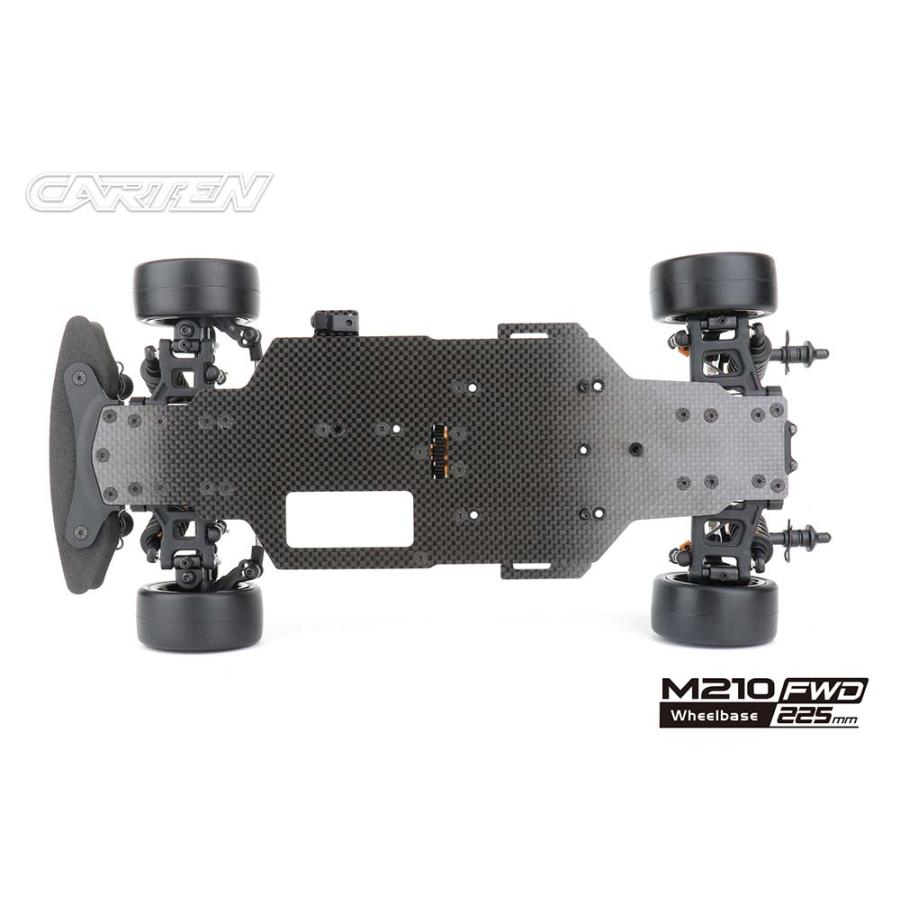 カワダ 川田模型 M2104 CARTEN(カーテン) M210FWD 225mm 1/10ミニ電動ラジコンカー組み立てキット : マルサンホビー - 通販 - Yahoo!ショッピング