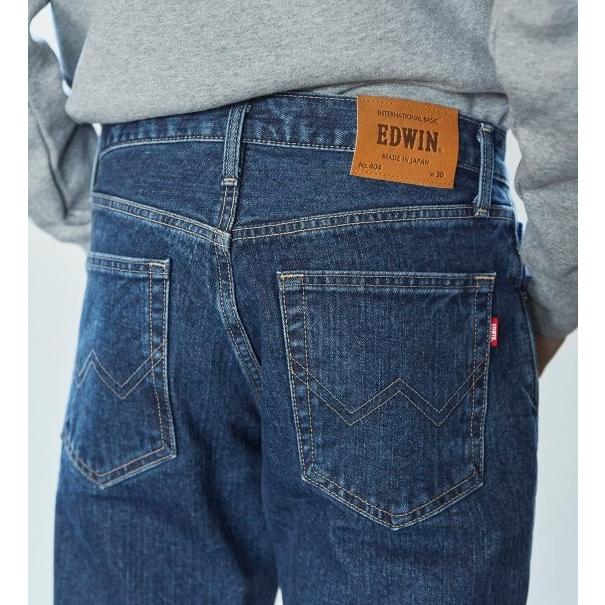 EDWIN ルーズストレート E404-93 股上深め/ゆったりストレート ストーンウォッシュ スソ上げ 送料無料 ジーンズ ジーパン Gパン デニム エドウィン メンズ : ジーンズショップ ...