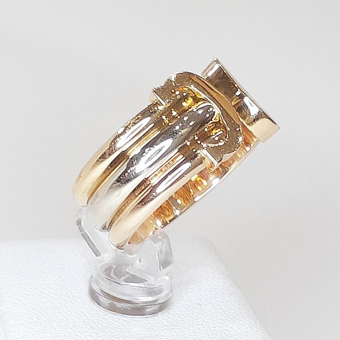 Cartier ＜#55＞カルティエ 2C スリーカラーゴールド リング 750 YG WG PG K18 CARTIER 中古 : 丸信質店 ...