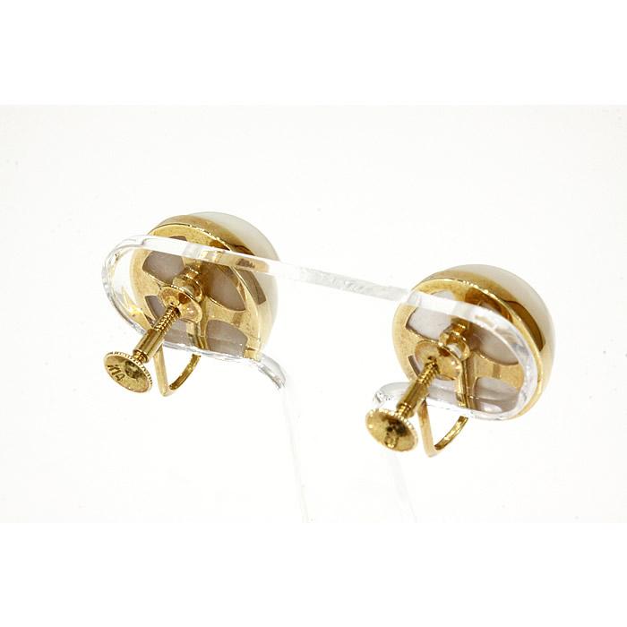TASAKI タサキ 田崎真珠 14mm マベパール イヤリング K14イエローゴールド YG 真珠 中古 : 丸信質店 ヤフーショップ - 通販 - Yahoo!ショッピング