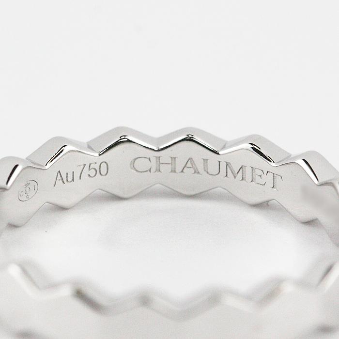 CHAUMET ＜#55＞【美品】ショーメ ビーマイラブ ハニカムリング Au750ホワイトゴールド ダイヤモンド1P 指輪 K18WG 日本サイズで約14.5号 中古 : 丸信質店 ヤフー ...
