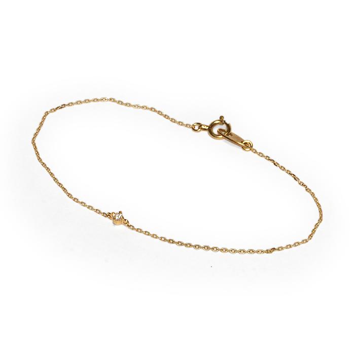 ete ETE エテ K10イエローゴールド ブレスレット 腕回り約17cm 重量0.5g 10金 中古 : 丸信質店 ヤフーショップ - 通販 - Yahoo!ショッピング