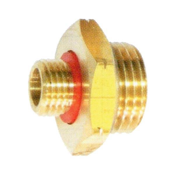 NAGATA 永田製作所 真鍮製ジョイント ニップル (ネジ規格: オス G1/4 × G1/2) (品番 2606000) : マルショー ...