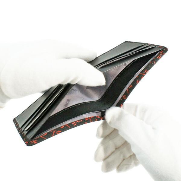 印傳屋（INDEN-YA） 印伝 甲州印伝 上原勇七 財布 二つ折り財布 印伝