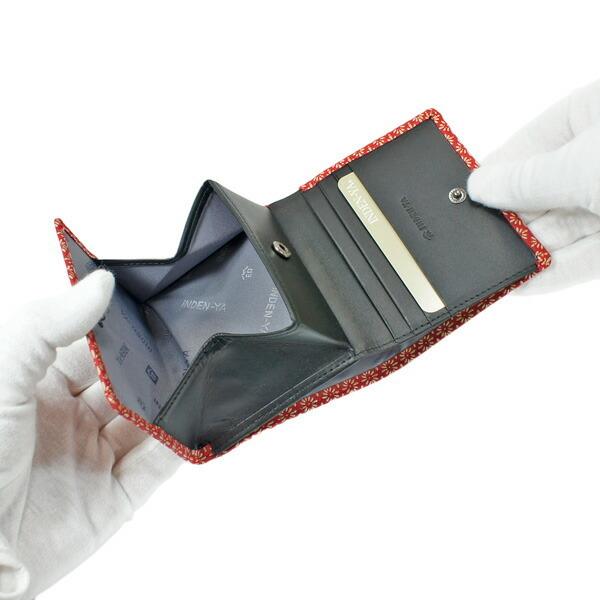 印傳屋（INDEN-YA） 印伝 甲州印伝 上原勇七 財布 二つ折り財布 印伝