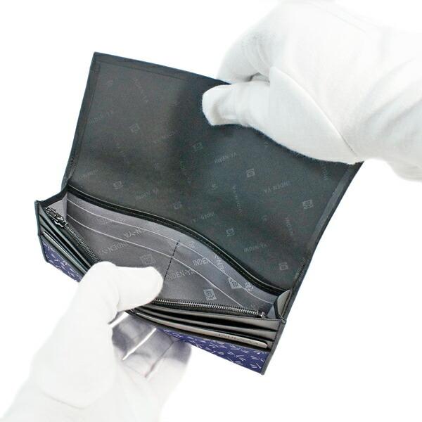 印傳屋（INDEN-YA） 印伝 甲州印伝 上原勇七 財布 長財布 印伝財布 束