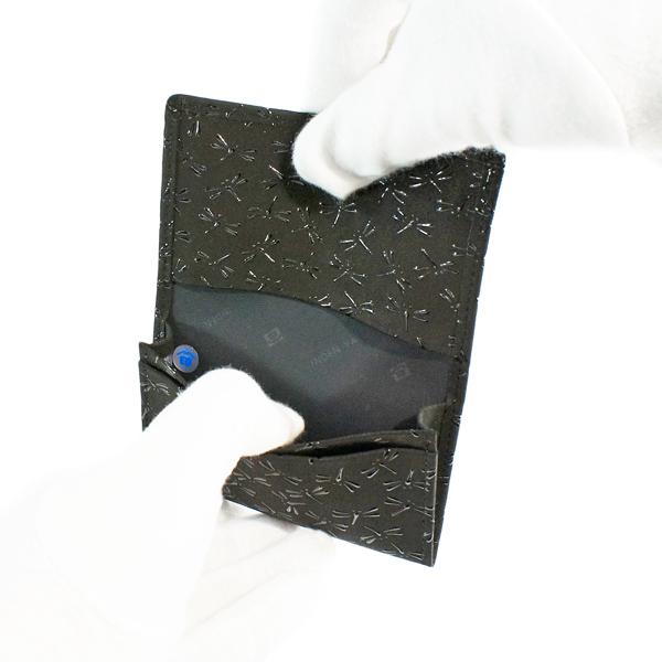 印傳屋 印伝 甲州印伝 上原勇七 名刺入れ 名詞入れ 2501 とんぼ 黒地×黒漆 鹿革 本革 レザー 和柄 ブランド YM01 : 丸島商事インターネット事業部 - 通販 - Yahoo ...