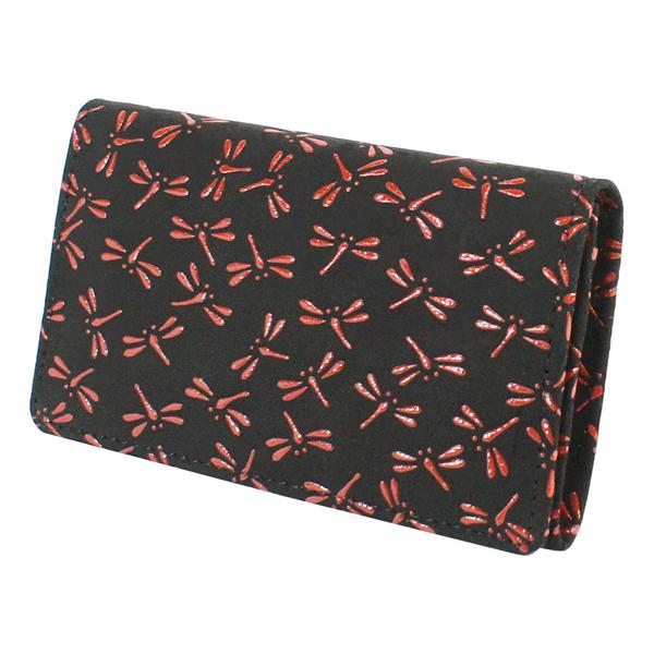 印傳屋 印伝 甲州印伝 上原勇七 名刺入れ 名詞入れ 2501 とんぼ 黒地×赤漆 鹿革 本革 レザー 和柄 ブランド YM01 : 丸島商事インターネット事業部 - 通販 - Yahoo ...