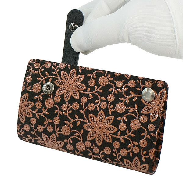 印伝 甲州印伝 印傳屋 上原勇七 カードケース カード入れ なごみ 7522