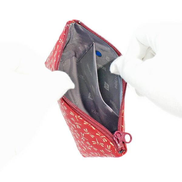 印傳屋（INDEN-YA） 印伝 甲州印伝 上原勇七 ポーチ 化粧ポーチ 4405