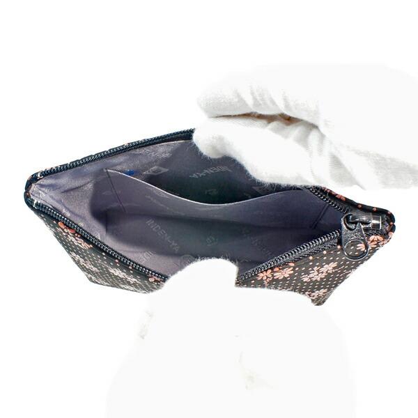 印傳屋（INDEN-YA） 印伝 甲州印伝 上原勇七 ポーチ 化粧ポーチ 4405