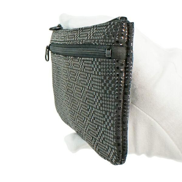 印傳屋（INDEN-YA） 印伝 甲州印伝 上原勇七 ポーチ 通帳入れ 薄型