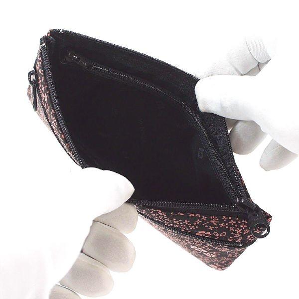 印傳屋 印伝 甲州印伝 上原勇七 ポーチ 通帳入れ 薄型 4407 アメリカン