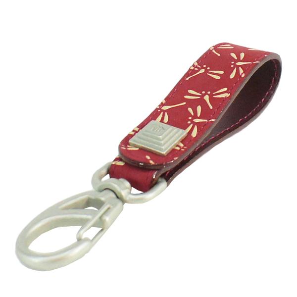 印傳屋 印伝 甲州印伝 上原勇七 キーホルダー 4701 とんぼ 赤地×白漆 鹿革 本革 レザー 和柄 ブランド YM01 : 丸島商事インターネット事業部 - 通販 - Yahoo!ショッピング