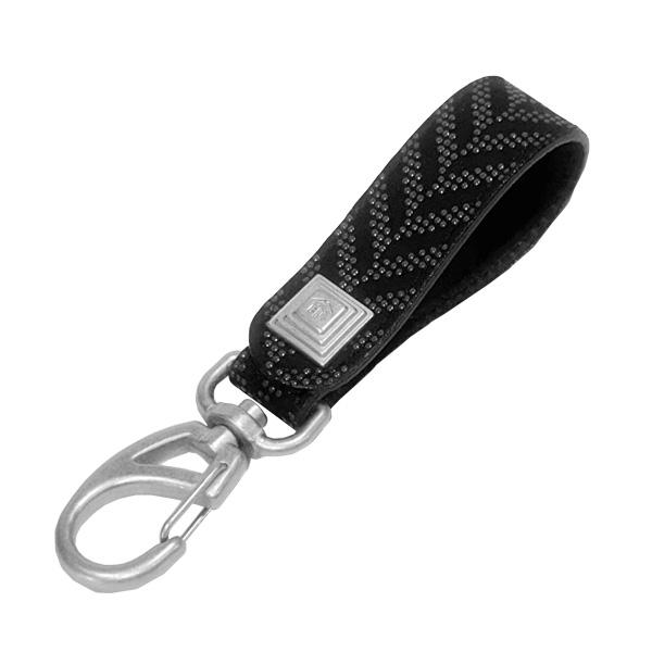 印傳屋 印伝 甲州印伝 上原勇七 キーホルダー 4701 杉綾 黒地×グレー漆 鹿革 本革 レザー 和柄 ブランド YM01 : 丸島商事インターネット事業部 - 通販 - Yahoo!ショッピング