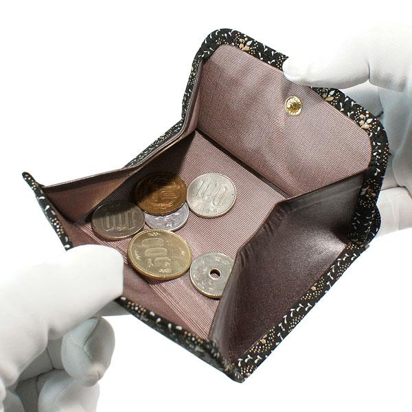 印伝 甲州印伝 印傳屋 上原勇七 財布 小銭入れ しらべ 7002 すずらん 鈴蘭 鹿革 本革 レザー 花柄 ブランド 冬物 冬ギフト クリスマス 贈り物 YM01 印傳屋（INDEN-YA） 印伝 甲州印伝 上原勇七 財布 小銭入れ 印伝財布