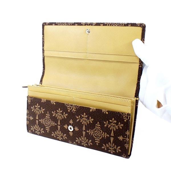 印伝 甲州印伝 印傳屋 上原勇七 財布 長財布 束入れ フォルキィ 9123 鹿革 本革 レザー 花柄 ブランド 冬物 冬ギフト クリスマス 贈り物 YM02 印傳屋（INDEN-YA） 印伝 甲州印伝 上原勇七 財布 長財布 印伝財布 束