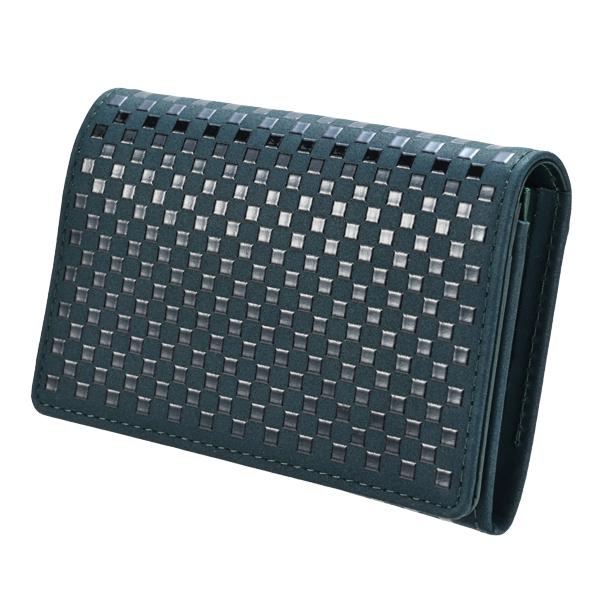 印傳屋 印伝 甲州印伝 上原勇七 名刺入れ 名刺ケース いにしえ 9906-05 緑地×黒漆 鹿革 本革 レザー 和柄 ブランド YM01 : 丸島商事インターネット事業部 - 通販 ...