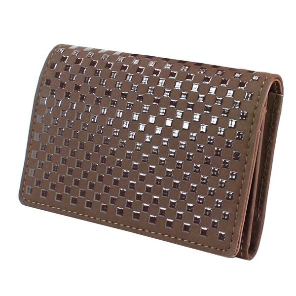 印傳屋 印伝 甲州印伝 上原勇七 名刺入れ 名刺ケース いにしえ 9906-37 濃茶地×茶漆 鹿革 本革 レザー 和柄 ブランド YM01 : 丸島商事インターネット事業部 - 通販 ...