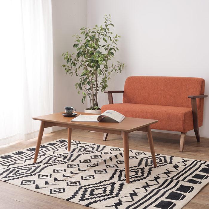 木製ローテーブル 幅100cm 高さ40cm センターテーブル リビングテーブル 机[d] :az-krm-100:MARUSYOU まるしょう - 通販 - Yahoo!ショッピング