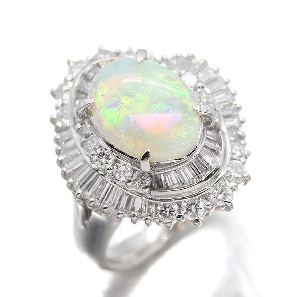 K18WG オパール ダイヤモンドリング OP1.52ct D1.36ct 9号 :37242:質 丸滝 - 通販 - Yahoo!ショッピング