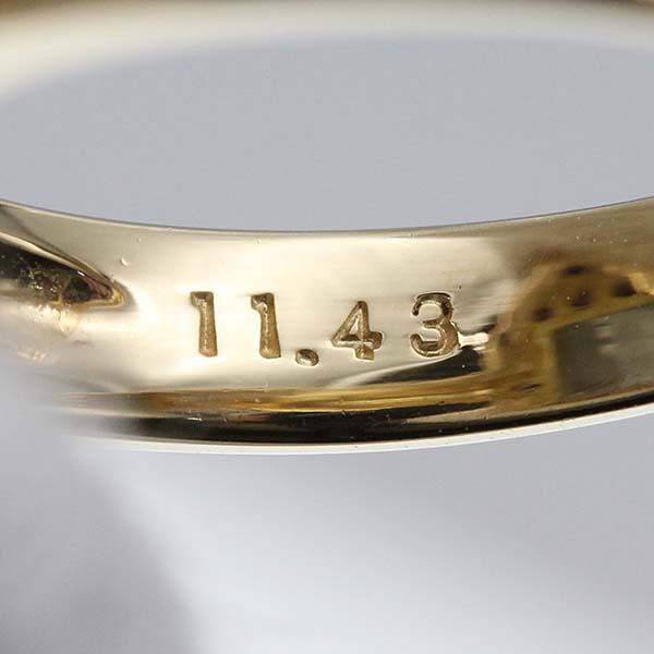 K18YG アクアマリン アメシスト リング 13号 AQ11.43ct イエローゴールド750 指輪 ジュエリー 宝石 ギフト : 質 丸滝 - 通販 - Yahoo!ショッピング