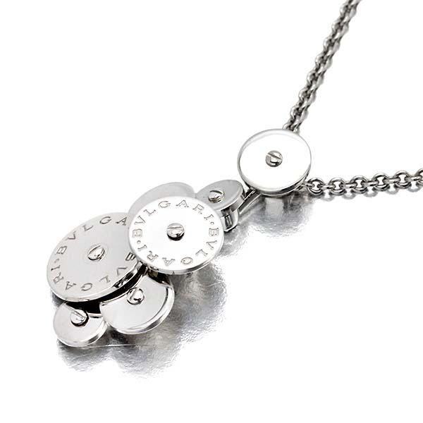 ブルガリ BVLGARI チクラディ K18WG ネックレス 45cm ホワイトゴールド750 ジュエリー 女性 レディース ブランド 高級 ...