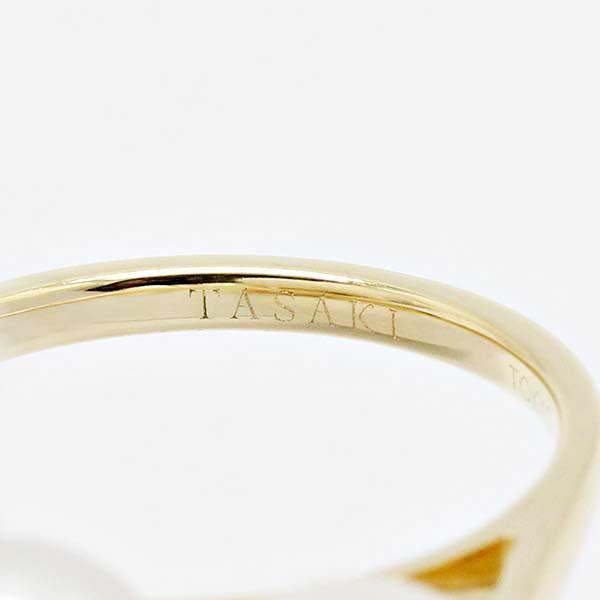 balance(TASAKI) タサキ TASAKI K18YG バランス エラ パール リング 14号 P8mm珠 イエローゴールド750 真珠 ブランド 女性 レディース 指輪 : 質 丸 ...