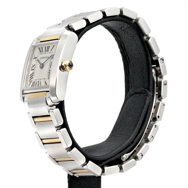 TANK（Cartier） カルティエ Cartier タンク フランセーズ SM W51007Q4 アイボリー レディース腕時計 クォーツ ...