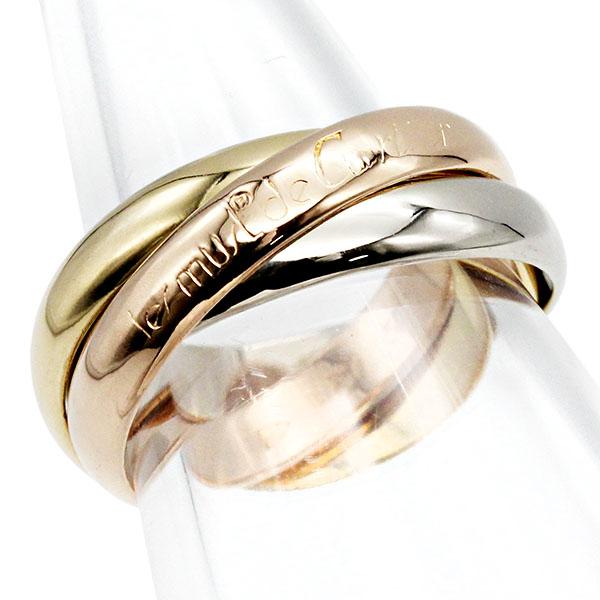 カルティエ Cartier トリニティ リング MM K18YG/PG/WG #54 スリーカラー 指輪 ジュエリー ブランド 女性 レディース : 49506 : 質 丸滝 - 通販 ...