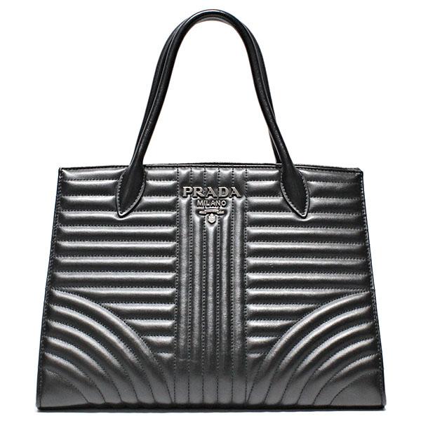 DIAGRAMME プラダ PRADA ダイアグラム トートバッグ 1BA165 カーフレザー 黒 ハンドバッグ ショルダーバッグ 2WAY ブランド 女性 レディース : 質 丸滝 - 通販 ...